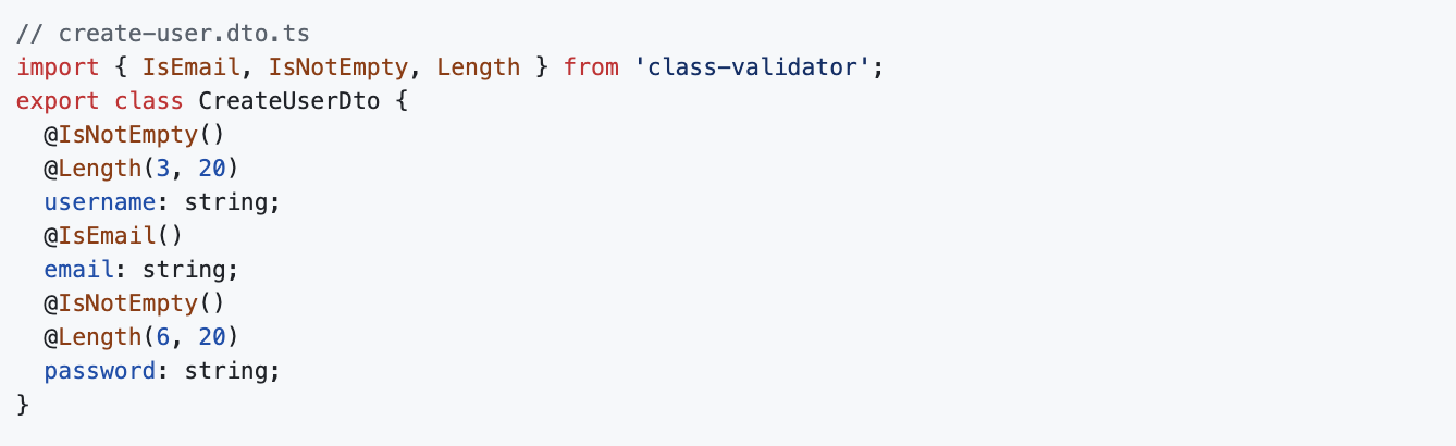 Using DTOs and Validation Pipes in NestJS - Dev Centre House Ireland