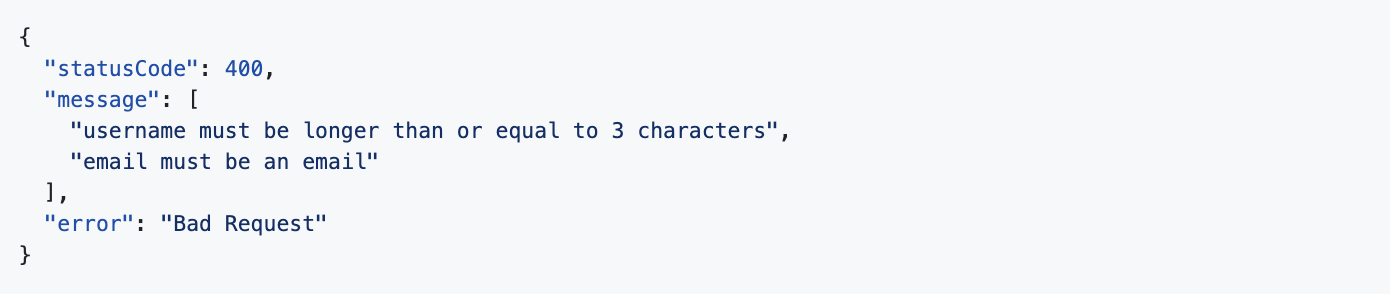 Using DTOs and Validation Pipes in NestJS - Dev Centre House Ireland