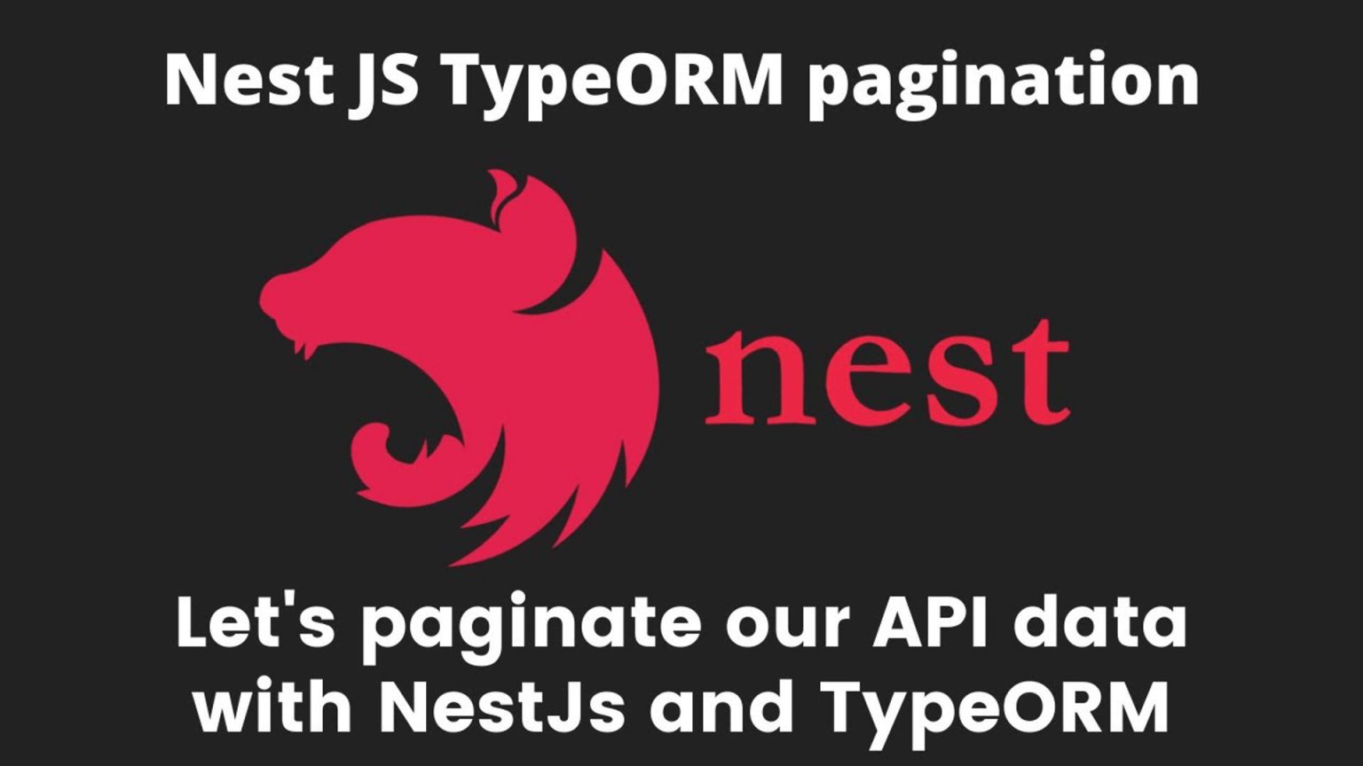 Pagination and Filtering in NestJS APIs - Dev Centre House Ireland